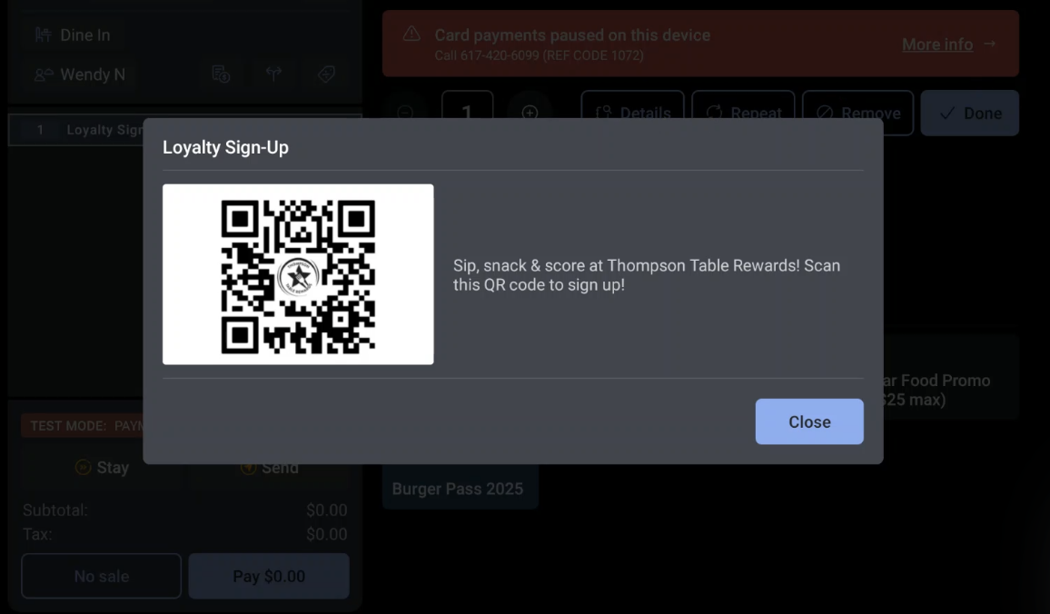 How to Use Toast Devices to Sign Guests Up for Loyalty – Thompson ...